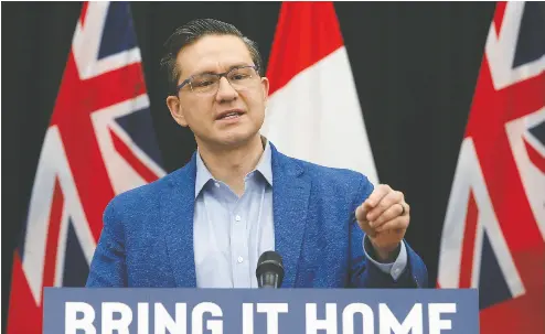 Poilievre says PPC leader Bernier no threat in Manitoba byelection ...
