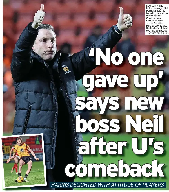 ‘No one gave up’ says new boss Neil after U’s comeback - PressReader