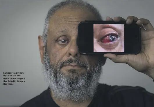 Waikato man’s fight for vision after three failed surgeries - PressReader