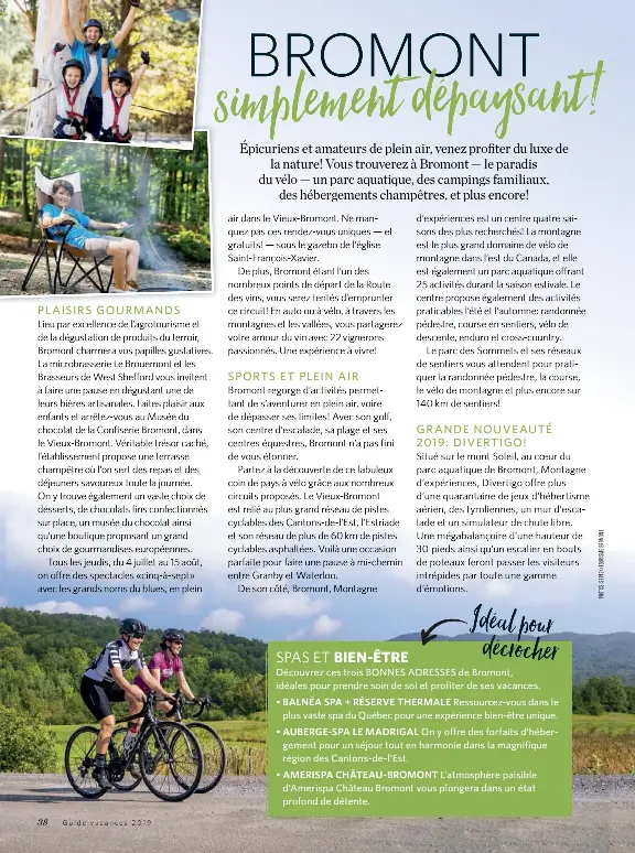 BROMONT simplement dépaysant! - PressReader