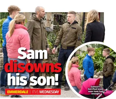 Sam disowns his son! - PressReader