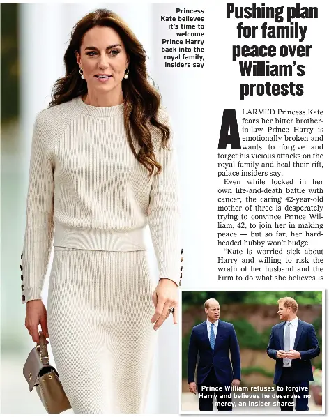 KATE’S HOPING TO HEAL BROKEN HARRY - PressReader