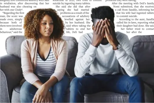 Man files for divorce on allegedly cheating wife - PressReader