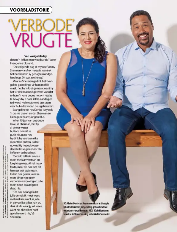 VOORBLADST­ORIE: Suidooster- akteurs praat oor sepie-affair én ware liefde - PressReader