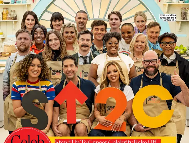 Stand Up To Cancer Celebrity Bake Off... For the most epic line-up - PressReader