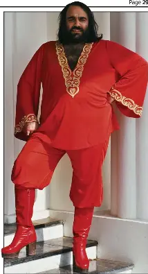 Demis Roussos, the crooner in a kaftan, dies at 68 - PressReader