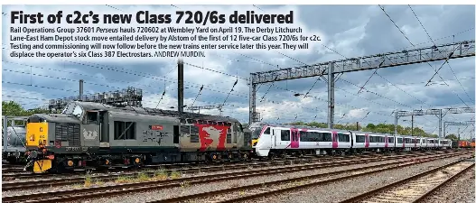 First of c2c’s new Class 720/6s delivered - PressReader