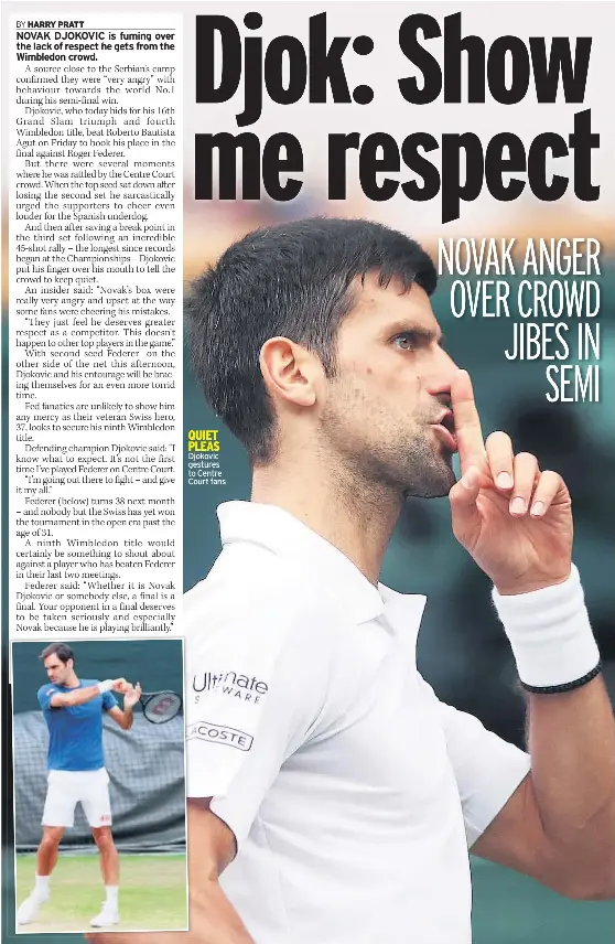 Djok: Show me respect - PressReader