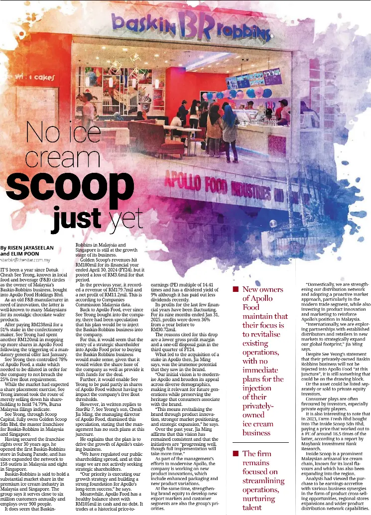 No ice cream scoop just yet - PressReader