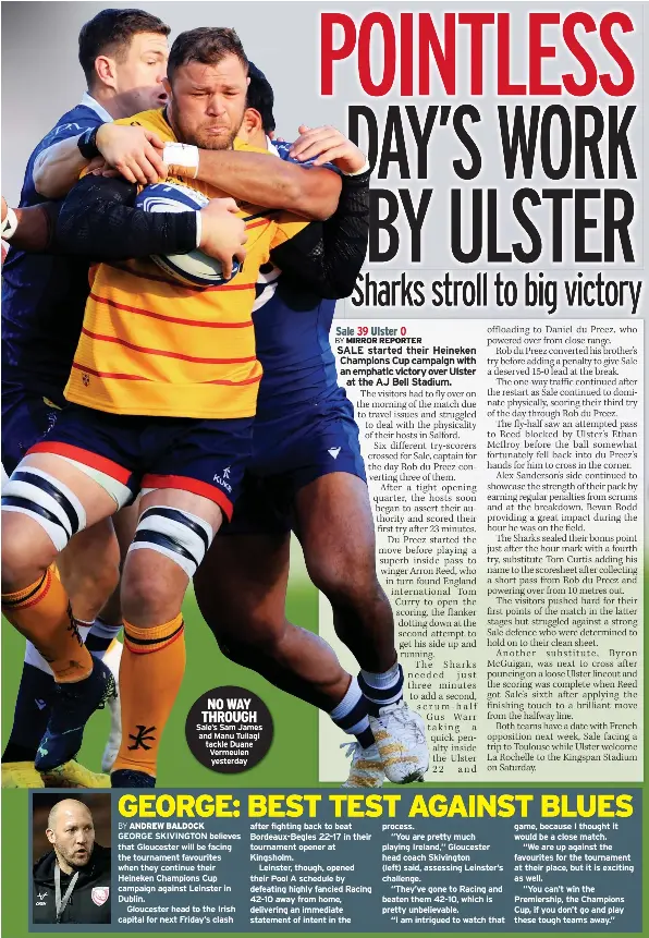 POINTLESS DAY’S WORK BY ULSTER - PressReader