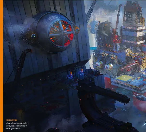 Create a detailed sci-fi cityscape - PressReader