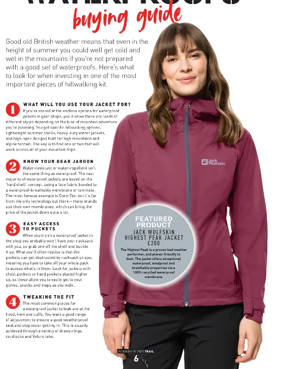 WATERPROOF­S buying guide - PressReader