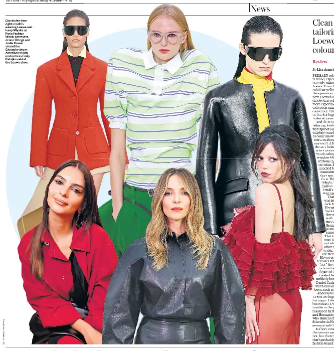 Clean and sharp tailoring helps Loewe make a colourful debut - PressReader