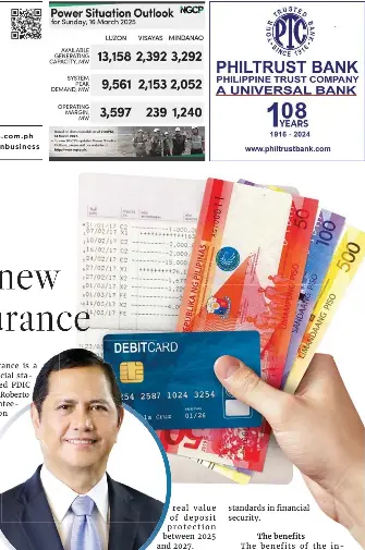 Inside the Philippine­s' new ͊1-million deposit insurance - PressReader