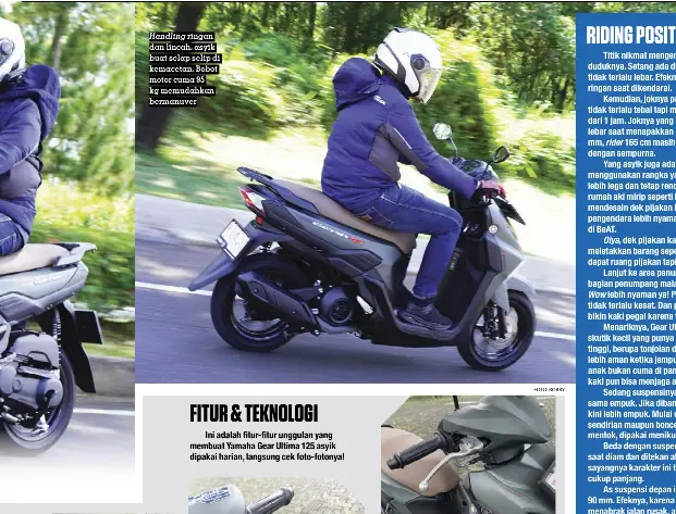 RIDING POSITION & HANDLING - PressReader