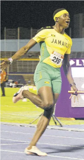 Jamaica’s U-20 boys shred Carifta Games 4x100m record - PressReader