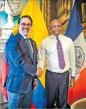 Lasso y sus ministros se reúnen con la OMS y el alcalde de Nueva York ...