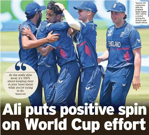Ali puts positive spin on World Cup effort - PressReader
