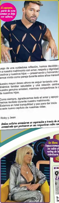 “Decidimos poner fin a nuestro matrimonio” - PressReader