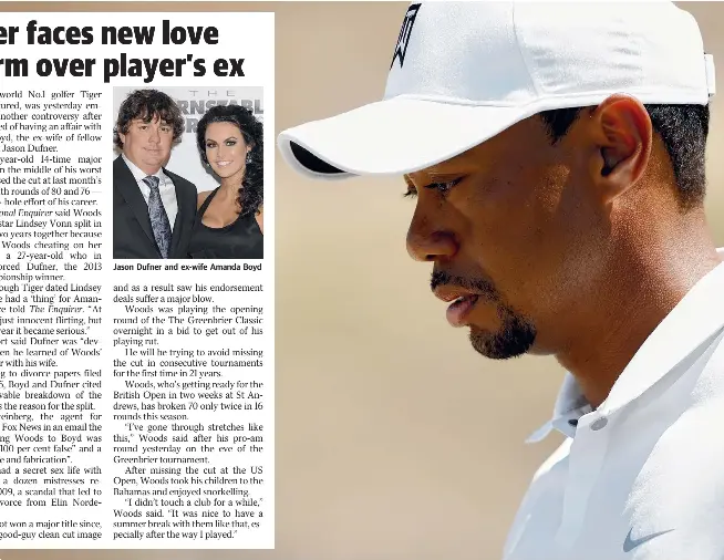 Tiger faces new love storm over player’s ex - PressReader
