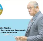 HON. MINISTER TUISAWAU WELCOMES CABINET ENDORSEMEN­T OF REGULATORY ...