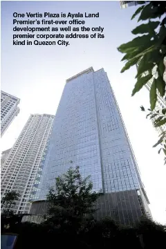 Ayala Land Premier tops off first office building project - PressReader