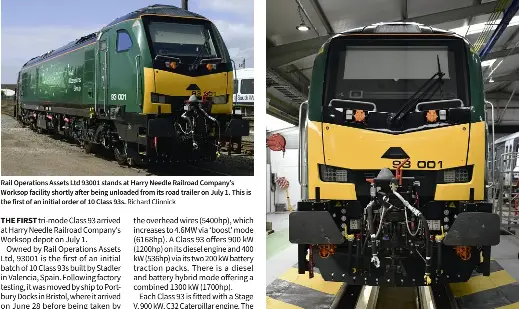 Rail Operations pioneer Class 93 arrives in the UK - PressReader