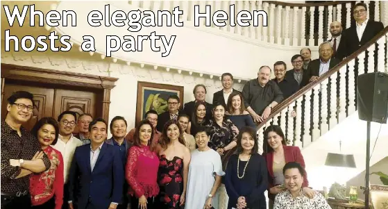 When elegant Helen hosts a party - PressReader