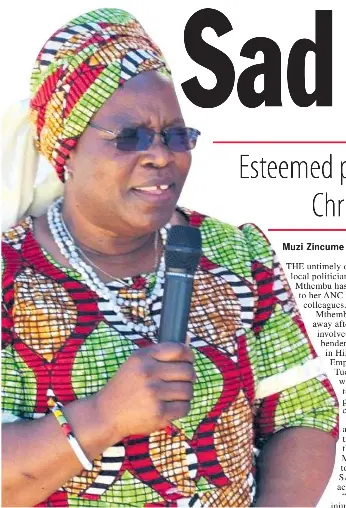 Sad passing - PressReader