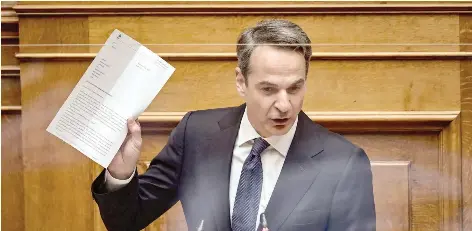 GREEK PM MITSOTAKIS WINS NO-CONFIDENCE VOTE - PressReader