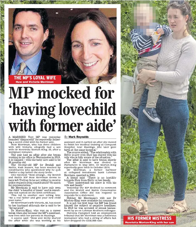 MP mocked for ‘having lovechild with former aide’ - PressReader