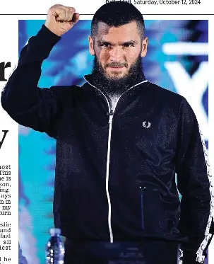 Three days of fasting? No wonder this Russian bear is hungry for glory - PressReader