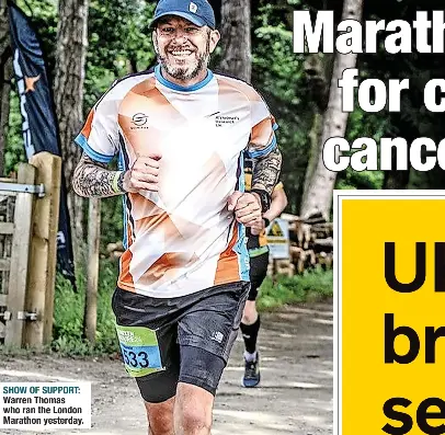 MARATHON EFFORT FOR CHILDREN’S CANCER CHARITY - PressReader