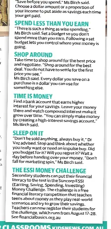 THE ESSI MONEY CHALLENGE - PressReader