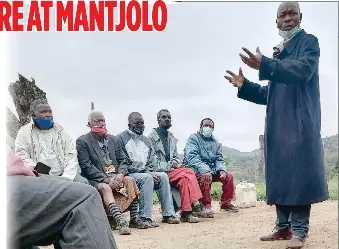 TEMPERS FLARE AT MANTJOLO MEETING - PressReader
