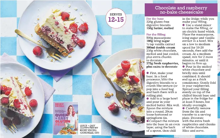 Chocolate and raspberry no-bake cheesecake - PressReader