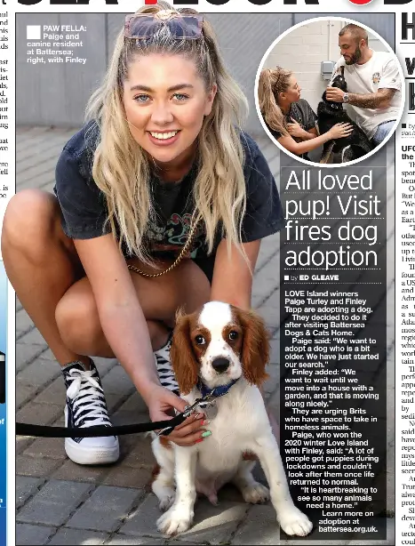 All loved pup! Visit fires dog adoption - PressReader