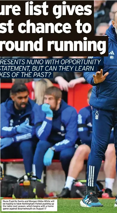 Fixture list gives Forest chance to hit ground running - PressReader