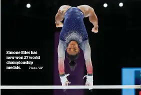 Biles becomes world’s most decorated gymnast - PressReader