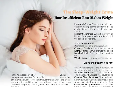 The Sleep-Weight Connection - PressReader