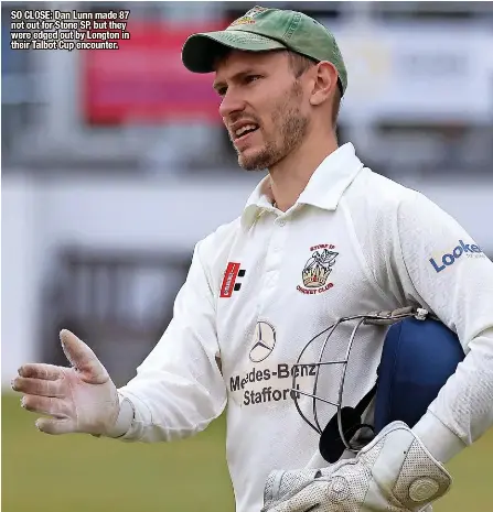 LUNN’S HEROICS ARE IN VAIN AS LONGTON DEFEAT STONE SP - PressReader