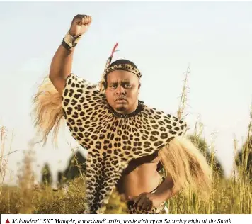 ‘King’ of maskandi Mthandeni Manqele takes Samas by storm - PressReader