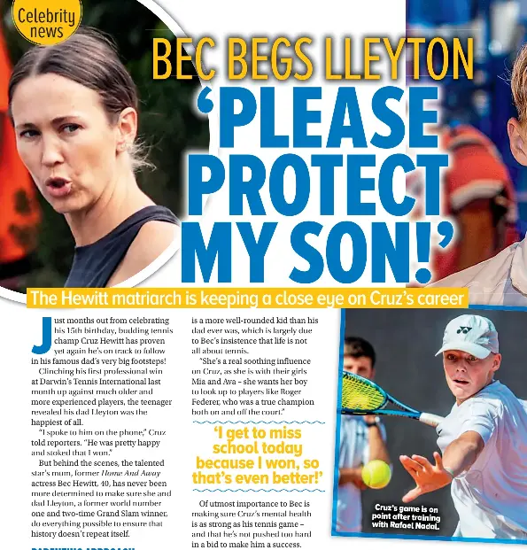 BEC BEGS LLEYTON ‘PLEASE PROTECT MY SON!’ - PressReader
