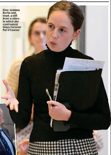 Enoch Burke’s sister fined €350 for ‘abusive words’outside inquest ...