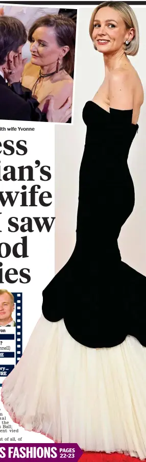 Emma’s dress drama, Cillian’s kiss for his wife – and what I saw as Hollywood hit the parties ...