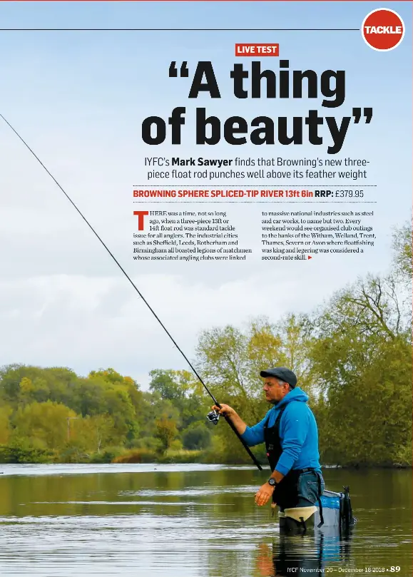 Live test: Browning Sphere Spliced-Tip River rod - PressReader