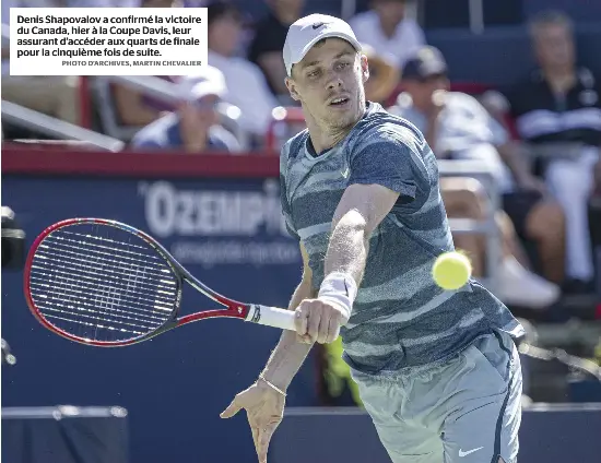 Le Canada en quarts de finale grâce à « Shapo » - PressReader