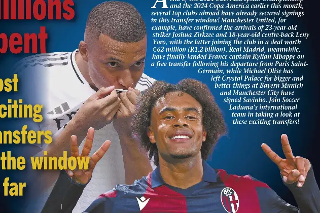 Millions spent Most exciting transfers of the window so far - PressReader