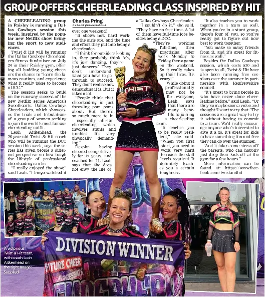 GROUP OFFERS CHEERLEADI­NG CLASS INSPIRED BY HIT - PressReader