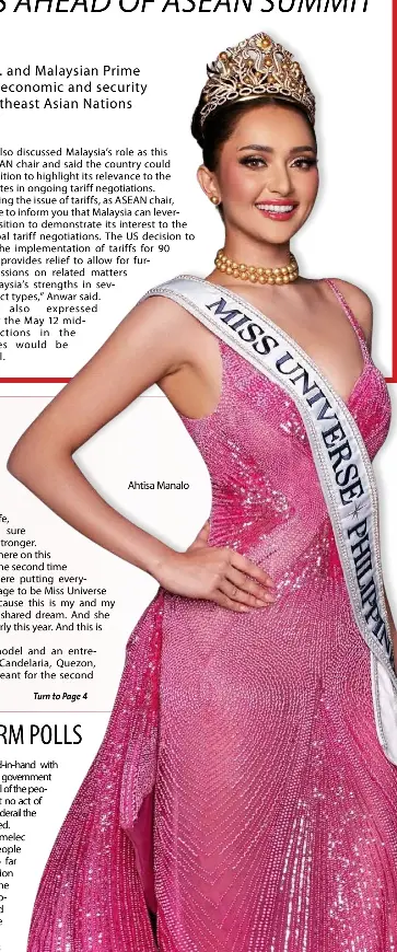 AHTISA MANALO CROWNED MISS UNIVERSE PH 2025 - PressReader